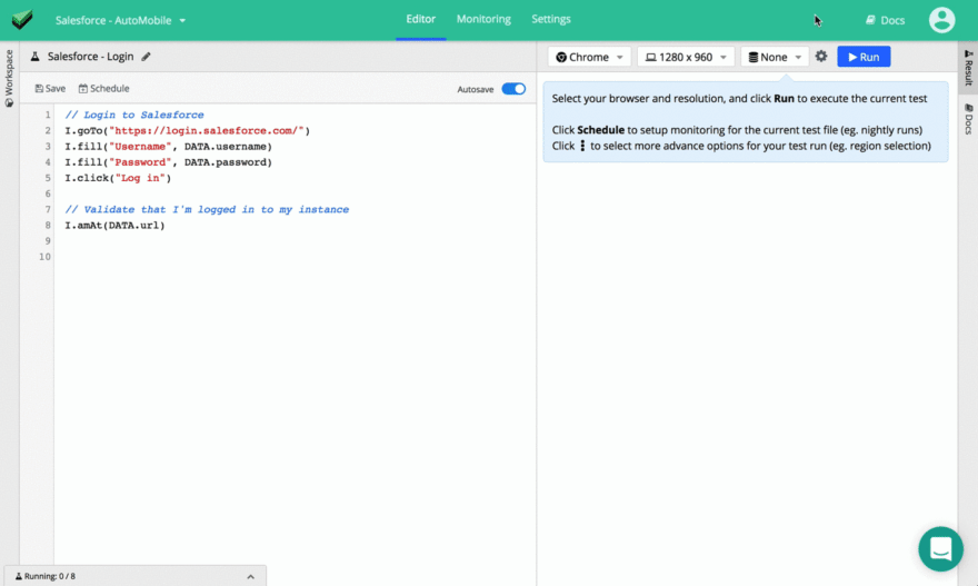 🔄 Swap out test data in UIlicious with Datasets!