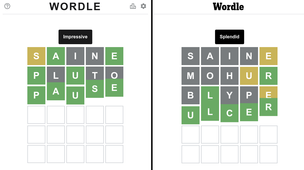 How SAINE mathematically beats CRANE as one of the best WORDLE starting ...