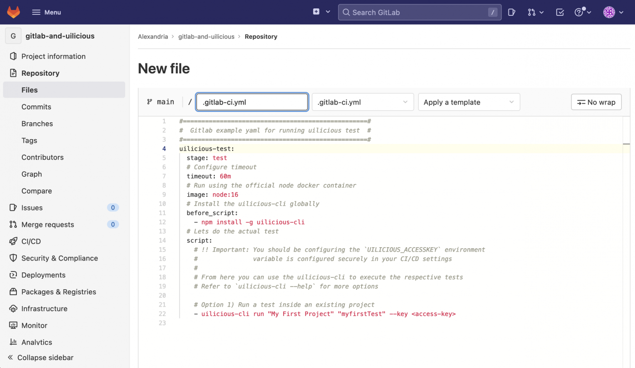 Common CI/CD Integrations with UIlicious